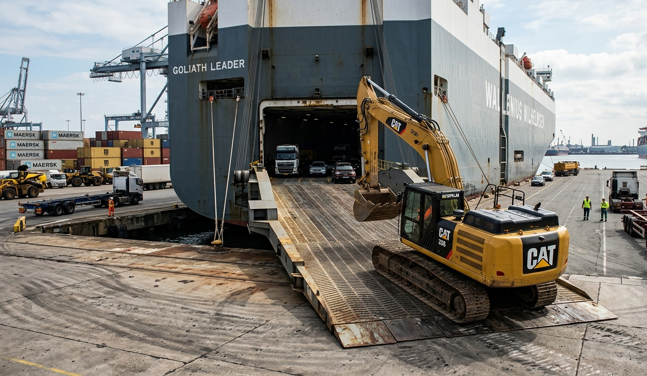 export heavy equipment from USA: 4 Shipping Methods Explained